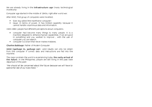 Computer timeline - 1941 The Z3 was used for aerodynamics calculations ...