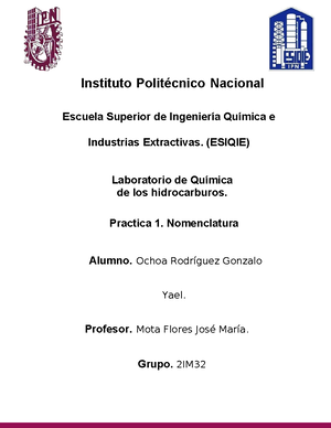 Portada Formal del IPN y Esiqie - destilacion esiqie - Instituto Politécnico Nacional Escuela ...