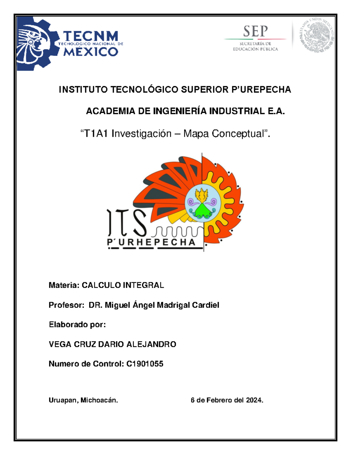 T1A1 Investigación – Mapa Conceptual - INSTITUTO TECNOLÓGICO SUPERIOR P ...