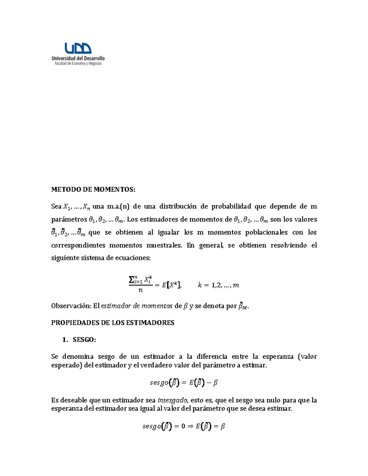 Apunte Estimacion Puntual - ! ! ! METODO!DE!MAXIMA!VEROSIMILITUD:! ! Sea!!!, ... , !!!una! m.(n ...