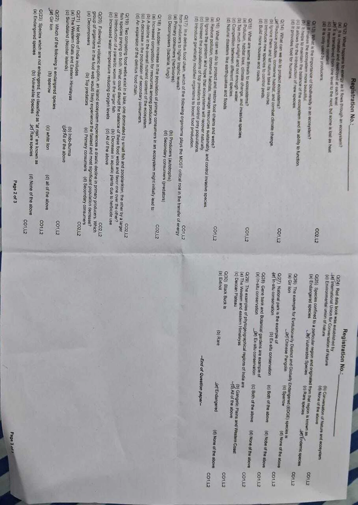 End term 326 - etp - A COURSE CODE : CSE326 COURSE NAME : INTERNET PROGRAMMING LABORATORY Road 1 ...