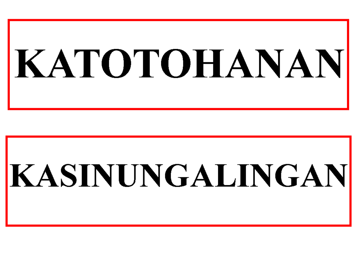 Katotohanan- Kasinungalingan - Bachelor of Secondary Education ...