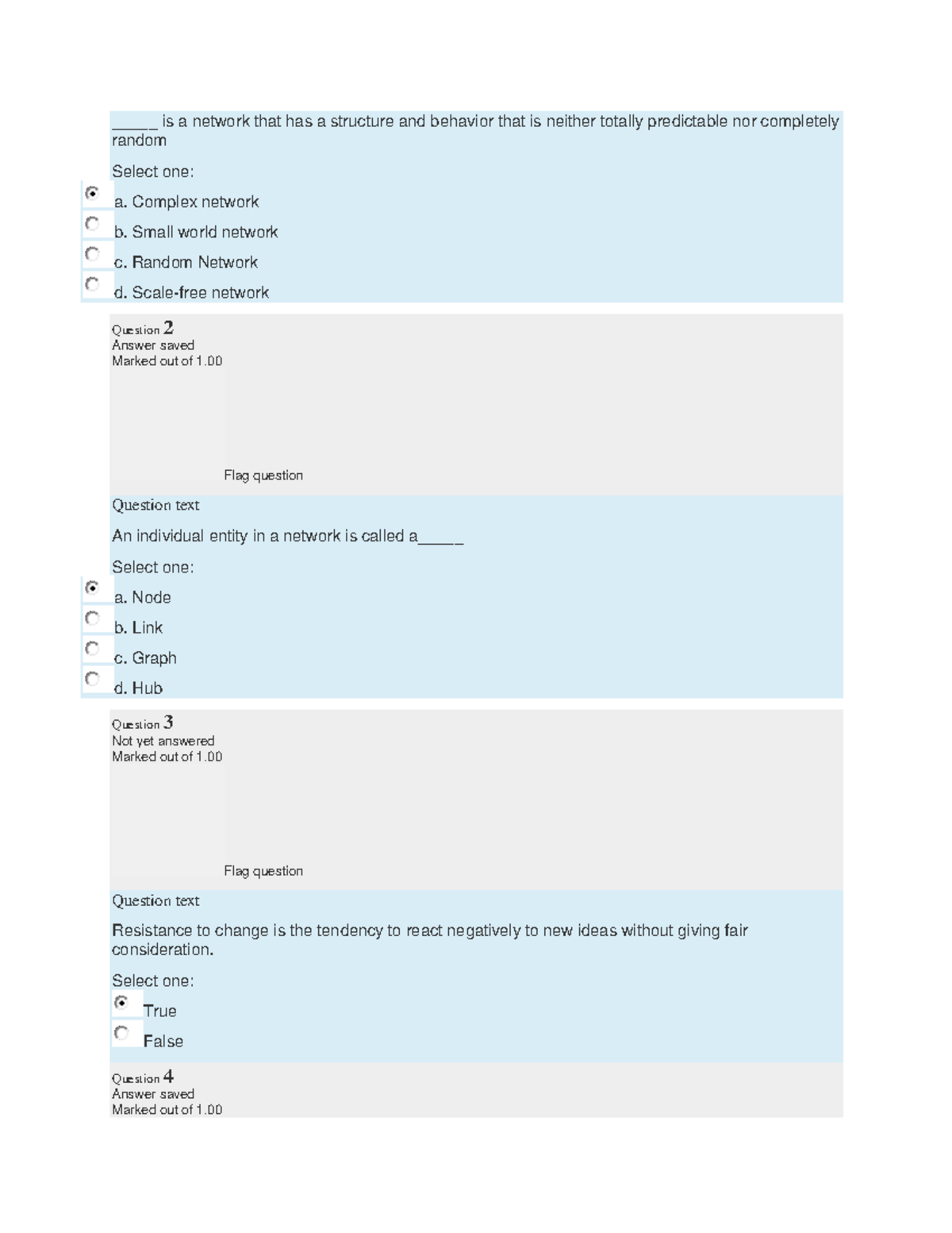 Pdfcoffee - easy - _____ is a network that has a structure and behavior that is neither totally ...