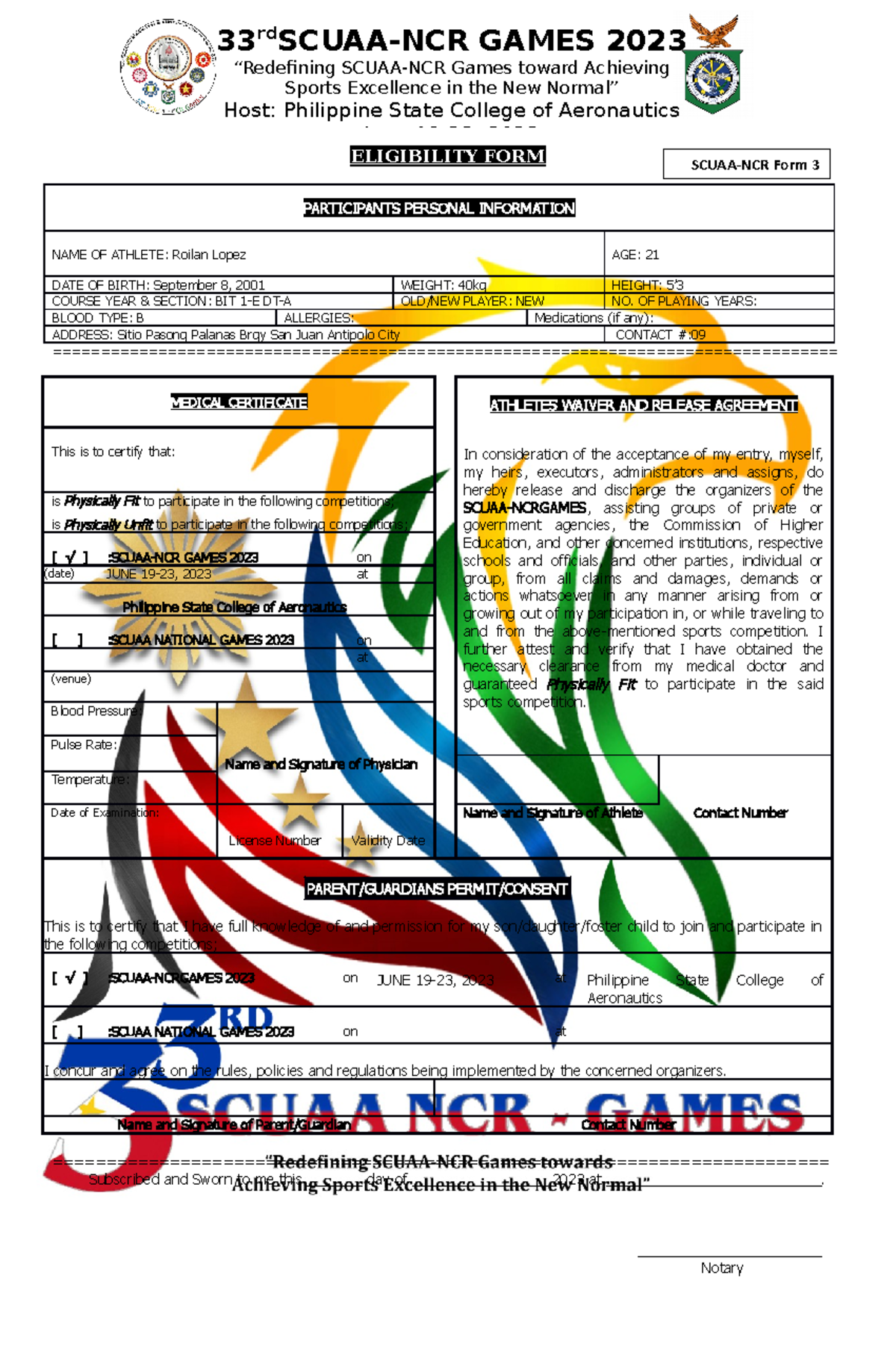 Sheeshable - assignment - 33 rd SCUAA-NCR GAMES 2023 “Redefining SCUAA ...