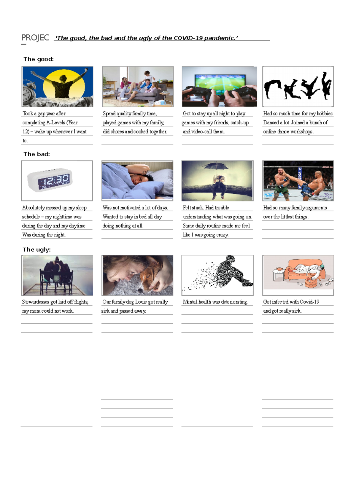 A4 Storyboard Template - 16-Panel - Portrait - Studio Binder - PROJEC T ...