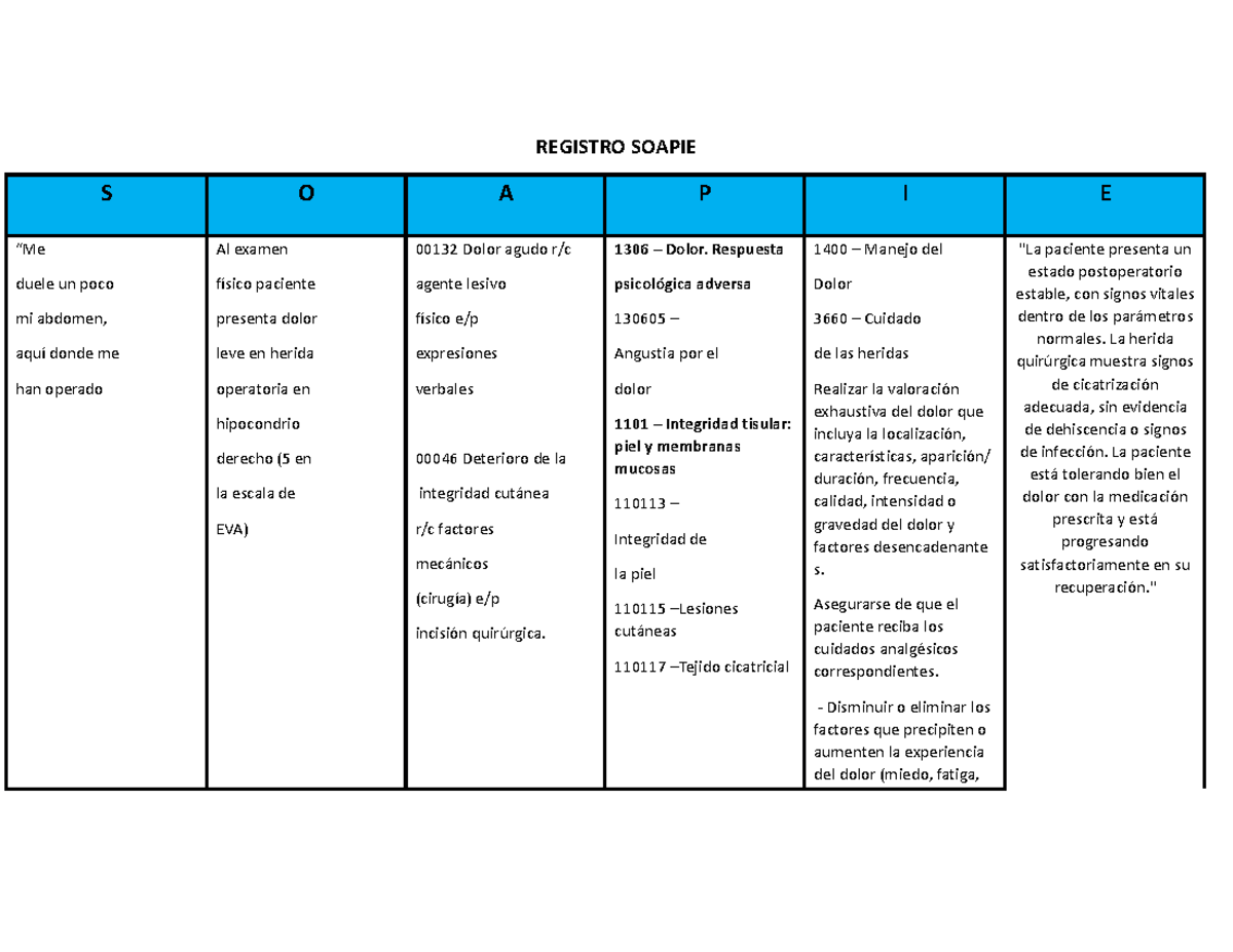 Registro Soapie - Ywywhwh - REGISTRO SOAPIE S O A P I E “Me duele un ...