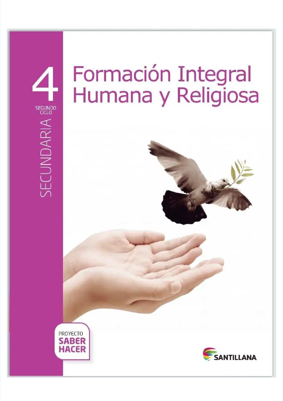 FORMACIÓN INTEGRAL HUMANA Y RELIGIOSA - lengua española - Studocu