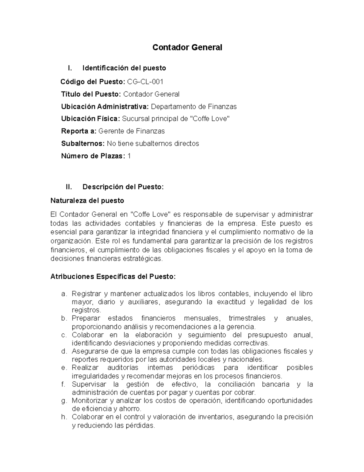 Contador General descripcion de puestos secretaria y auxiliar ...
