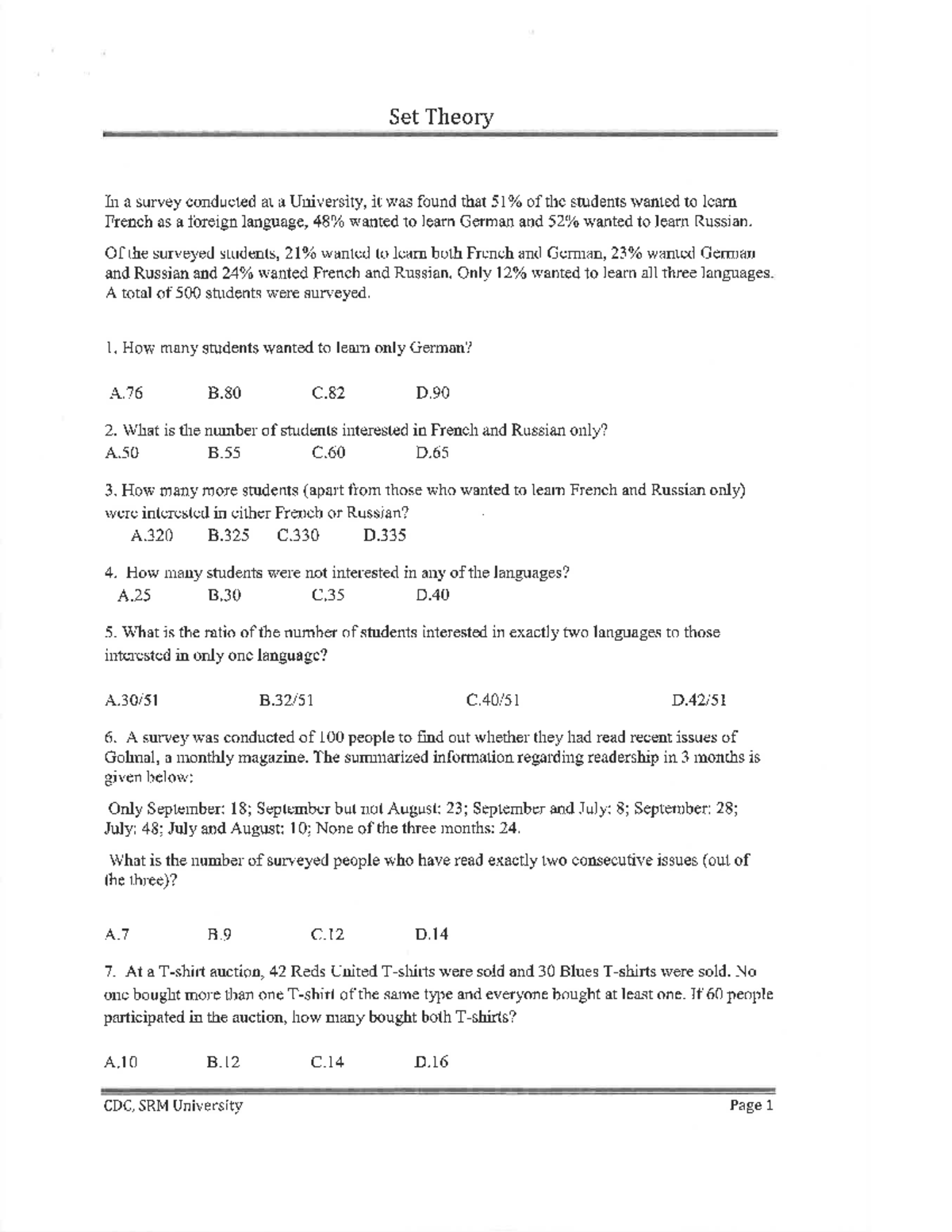 Set Theory - Notes - Discrete mathematics - Studocu