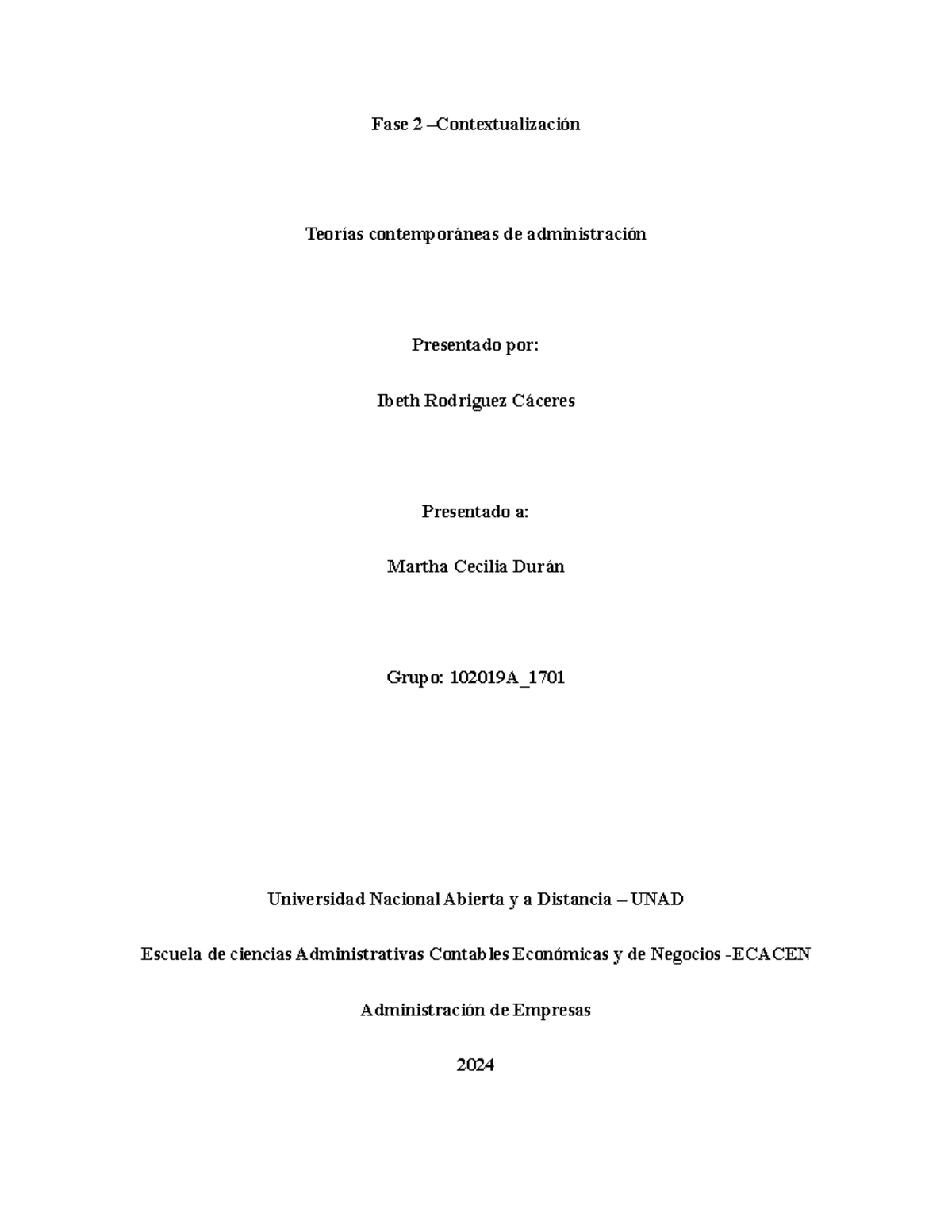 Fase 2 Ibeth Rodriguez - Resumen Teoria del aprendizaje - Fase 2 ...