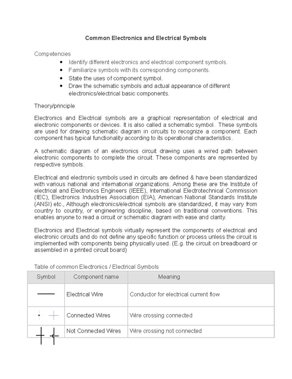 3 - Common-Electronics-Electrical-Symbol - Common Electronics and ...
