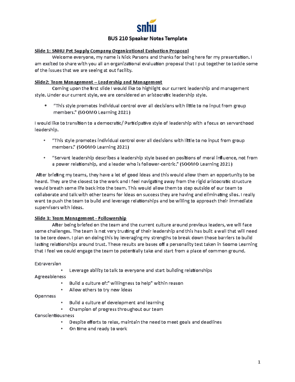 7-3 BUS 210 Final Project Speaker Notes Template - BUS 210 Speaker ...