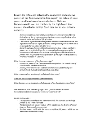 Constitutional Law Outline - Constitutional Law OUTLINE The ...