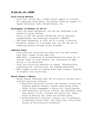 Module 6 Assignment - The federal government has made many attempts to ...