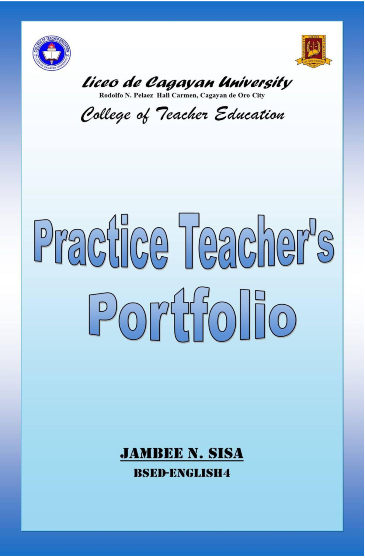 Inbound 9177746991257138163 - i / ii LICEO DE CAGAYAN UNIVERSITY VISION ...