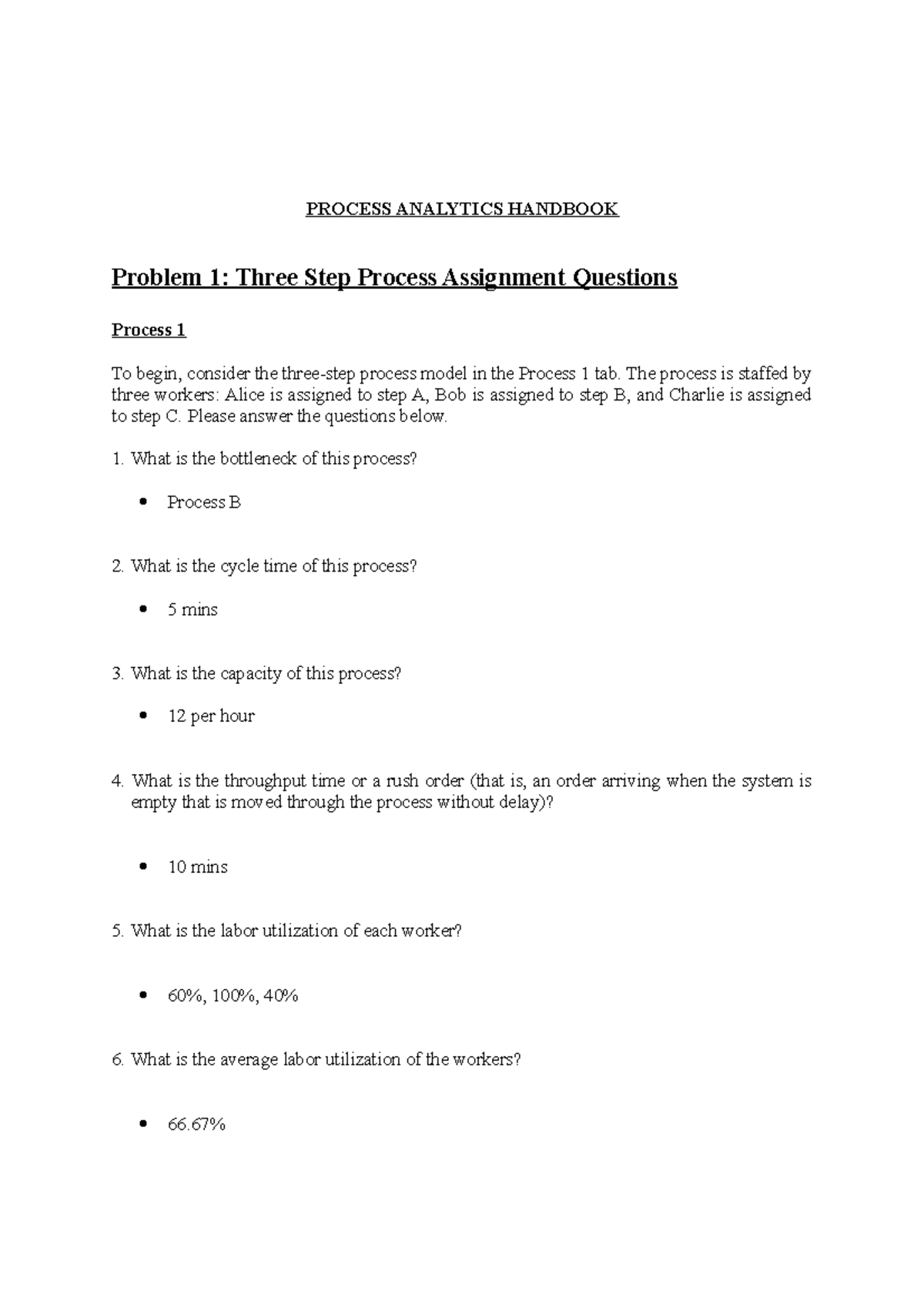 248801344 Three Step Process Operations Management - PROCESS ANALYTICS ...