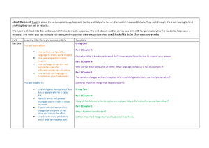 3. Scene Analysis Answers (1) - ‘Hunt for the Wilderpeople’: Chapter 1 ...