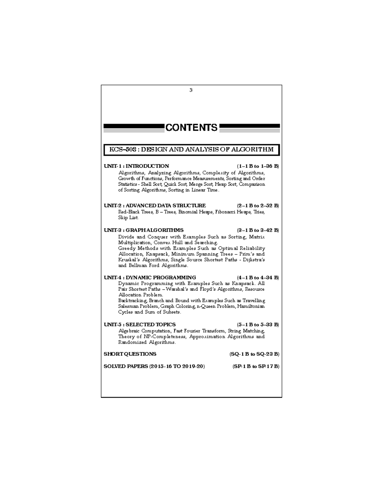 Design Analysis Of Algorithms-4-225 - UNIT-1 : INTRODUCTION (1–1 B to 1–36 B) Algorithms ...