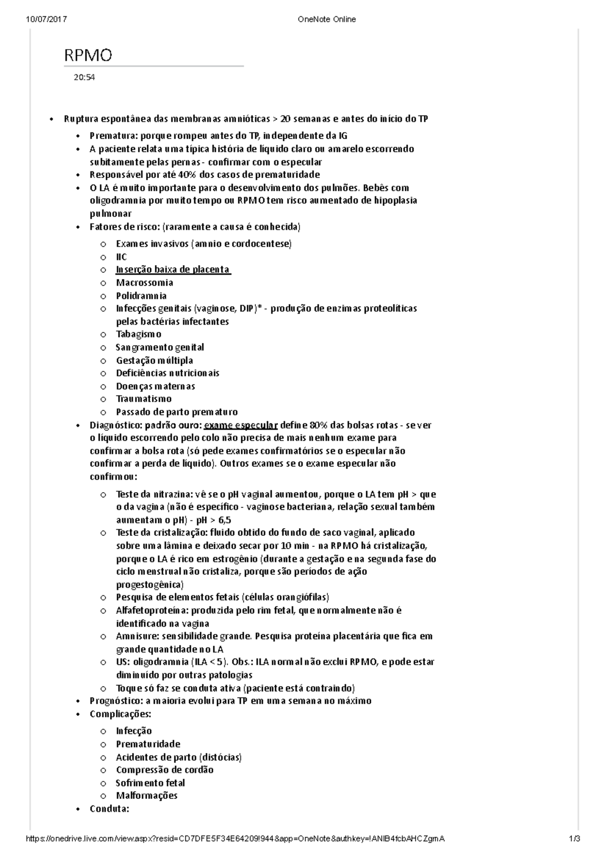 RPMO - Resumo completo em ginecologia e obstetricia - 10/07/2017 ...