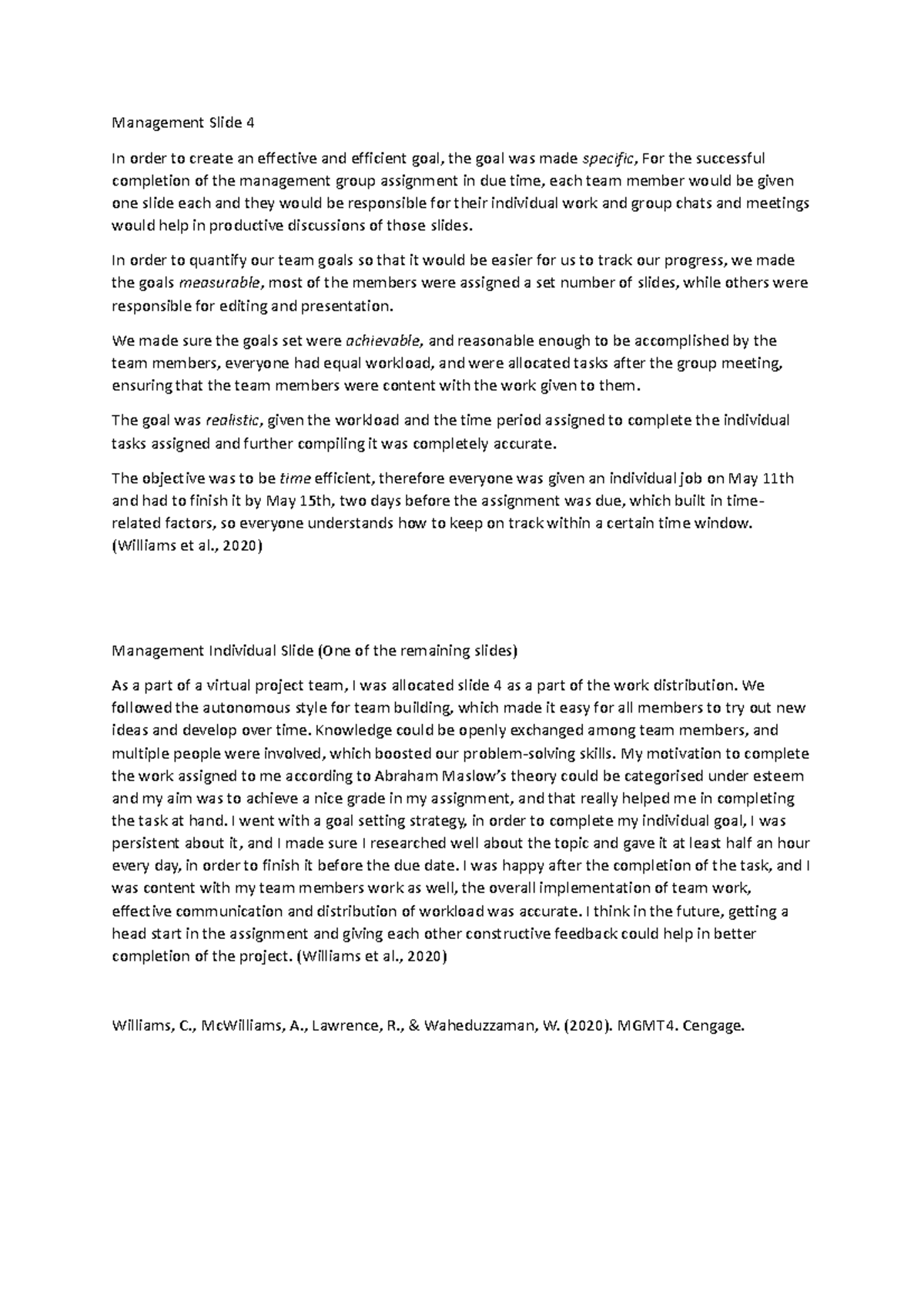 Management Slide 4 - mgt principles - Management Slide 4 In order to ...