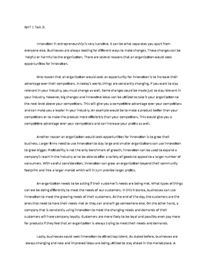 Business Management QHT1 Task 1 - July 2021 - QHT1 - WGU - Studocu