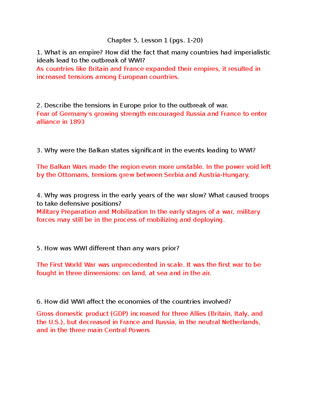 Chapter 5 Lesson 1 pgs - Chapter 5, Lesson 1 (pgs. 1-20) What is an ...
