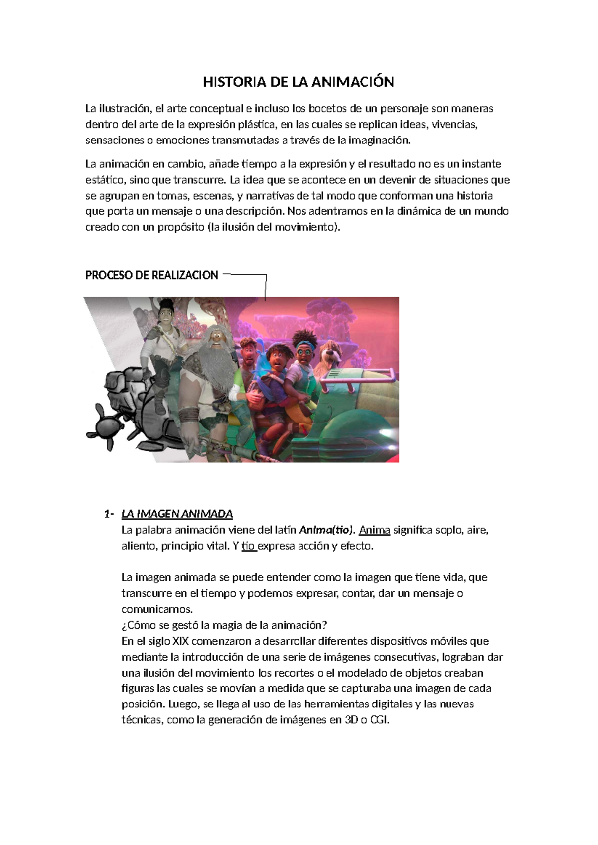 Una Guía Para La Historia De La Animación – YLEAV