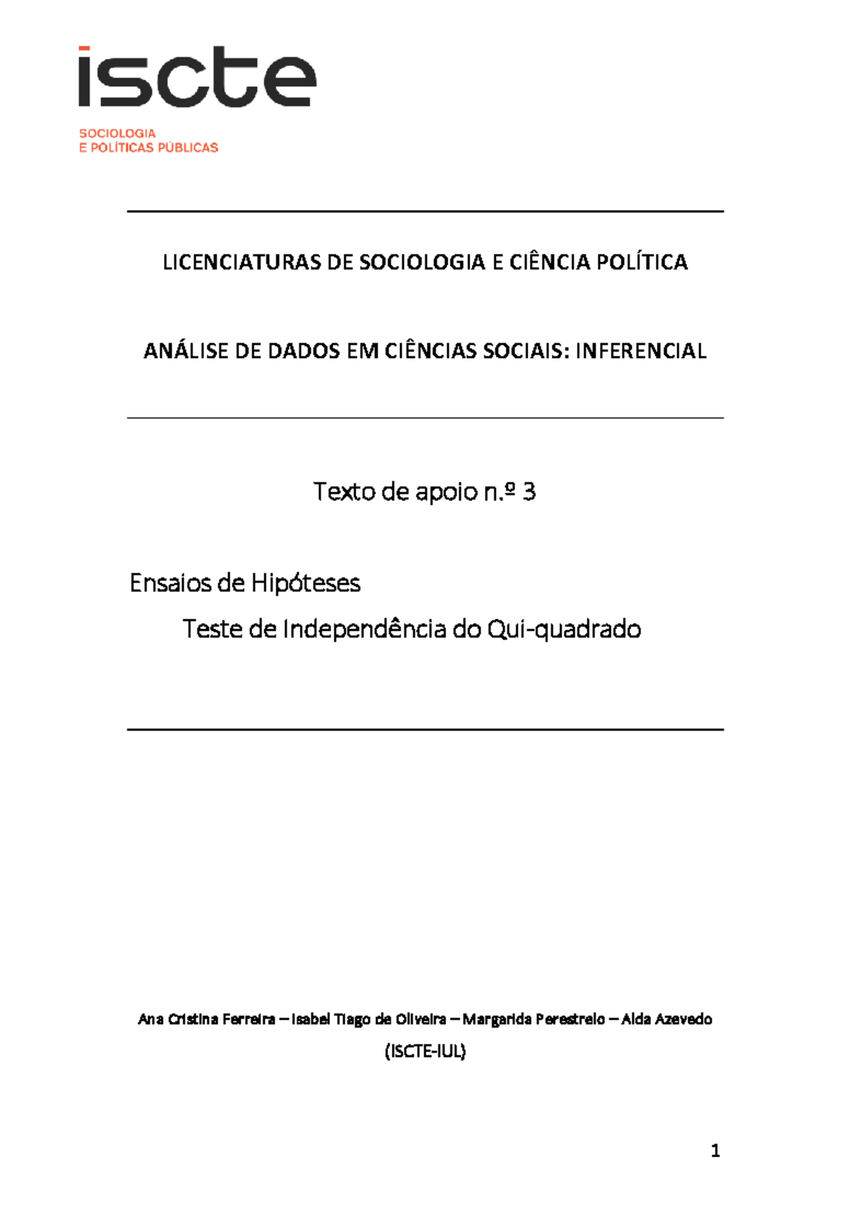 ADCS Inf Texto 3 teste QQ %282022-23%29 - LICENCIATURAS DE SOCIOLOGIA E ...
