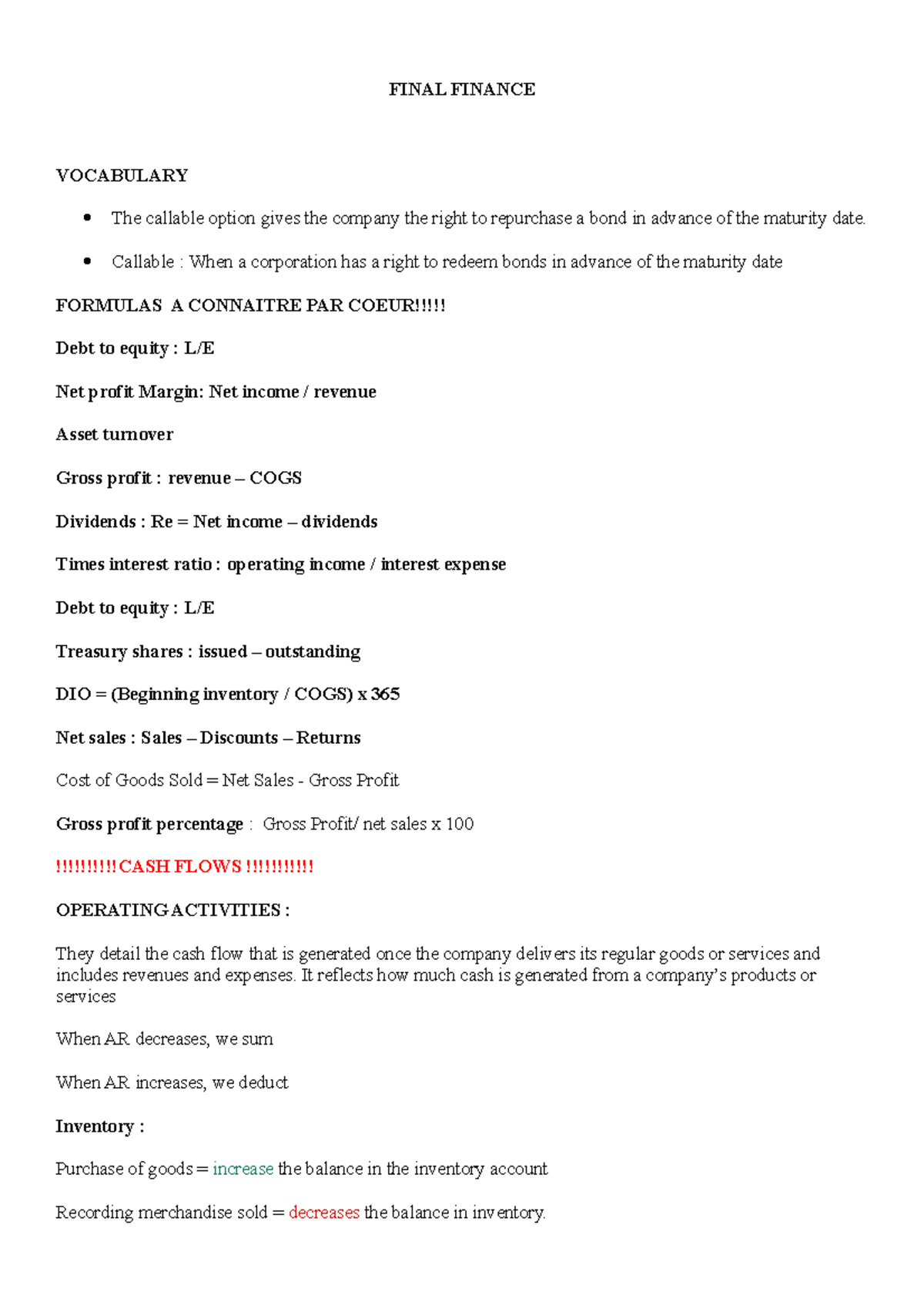 Final Finance FINAL FINANCE VOCABULARY The Callable Option Gives The final-finance-final-finance-vocabulary-the-callable-option-gives-the