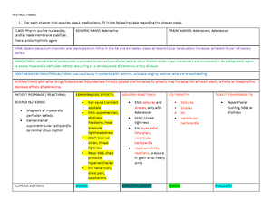 Med card Entresto - INSTRUCTIONS: For each chapter that teaches about ...