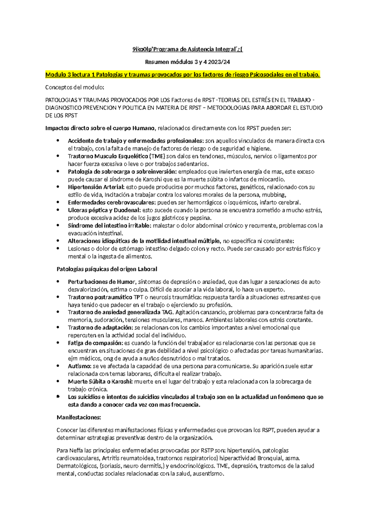 Programa de Asistencia Integral Resumen modulo 3 y 4 - 9iko0lp’Programa de Asistencia Integral ́ ...