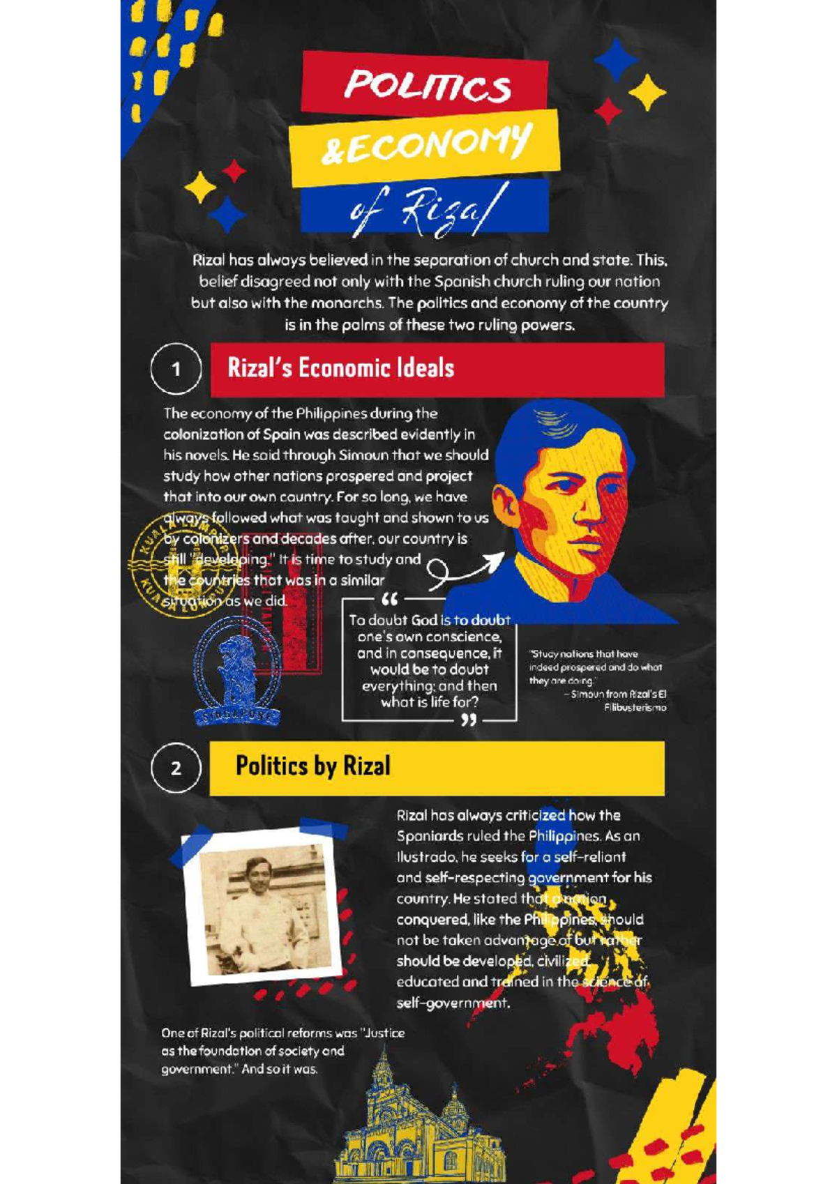 Infograph rizal - Life and Works of Rizal - Studocu