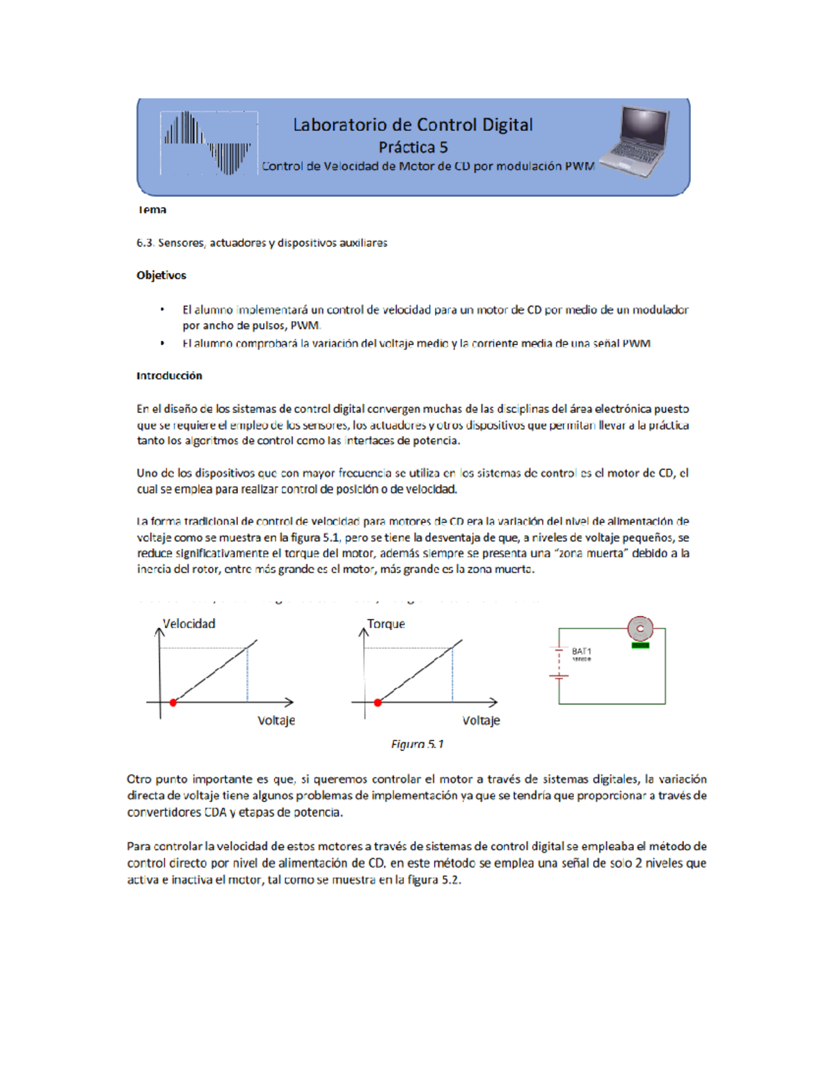 Lab-Control de velocidad de motor de CD - Marketing Digital - Studocu