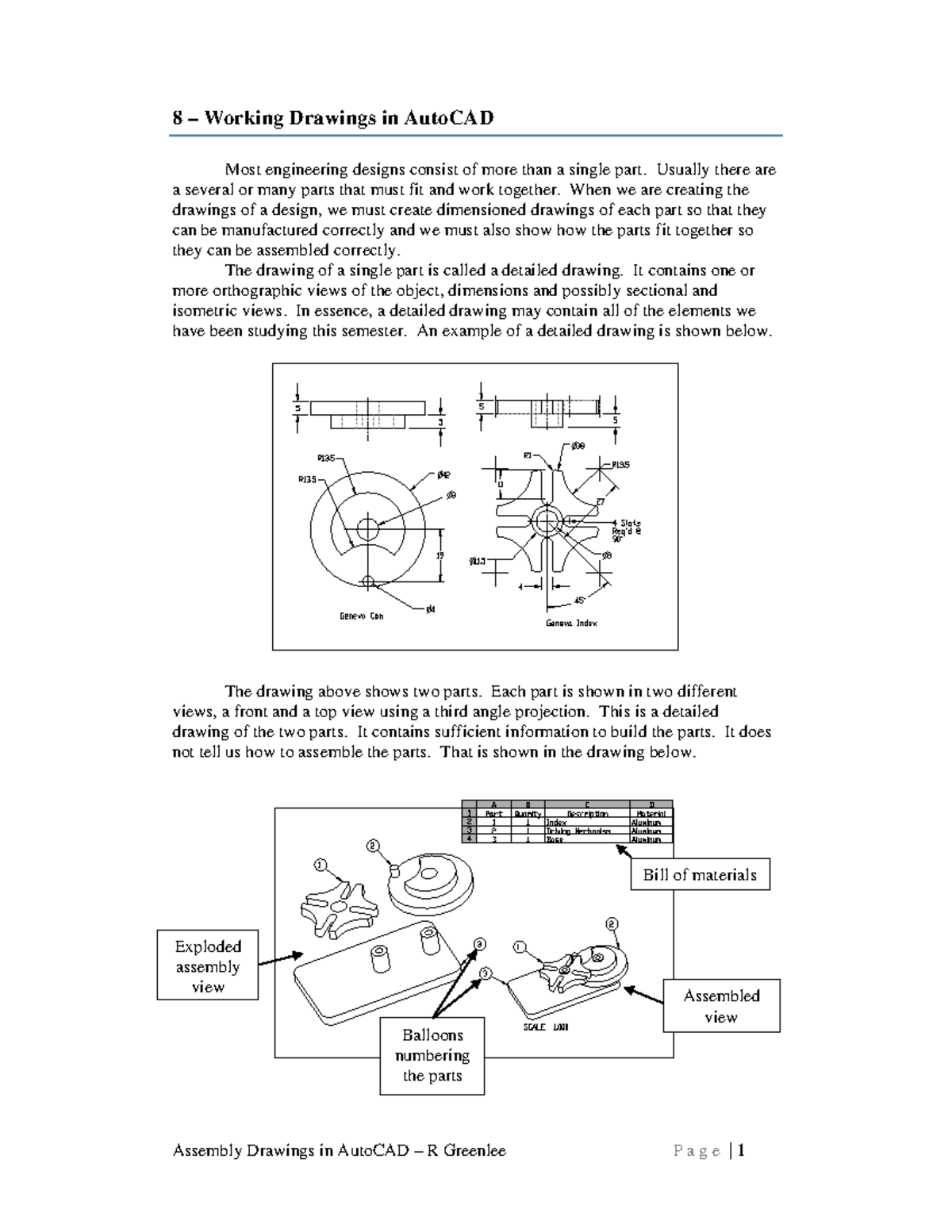 Auto CAD 8 qwertyy werttyy tyuu 123 auto - 8 – Working Drawings in ...