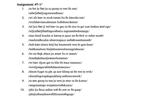 Phonetics 4-3 4-4 - Assignment - Allison Autry 4- bedbug E ʌ revered ə ...