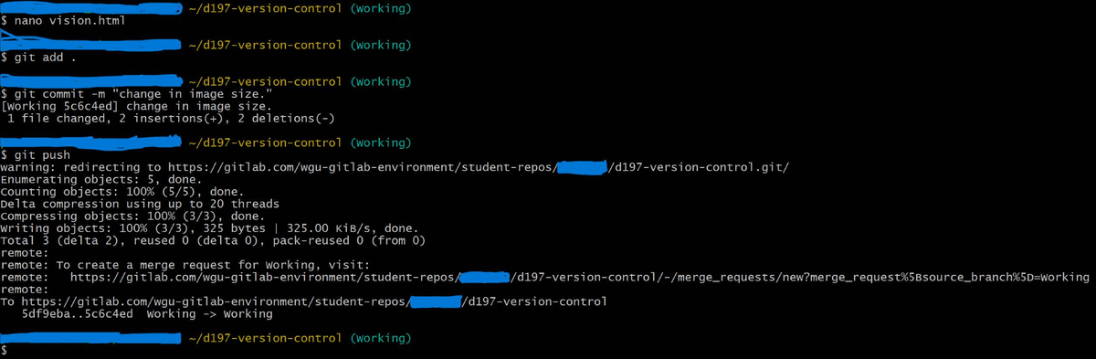 8 - This is the final assignment of the course. - (working) nano vision ...