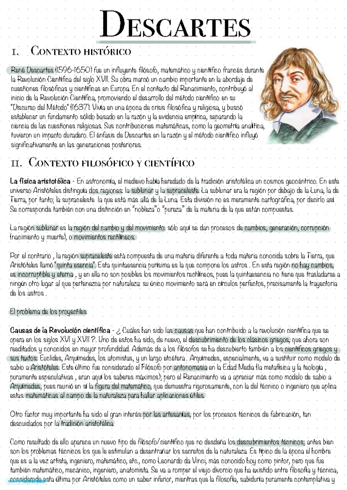Descartes 1 - Contexto histórico René Descartes (1596-1650) fue un ...