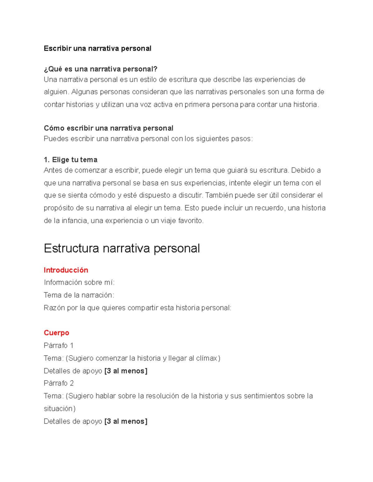 Copia traducida de Sofia Garcia RIOS - Personal narrative Diego ...