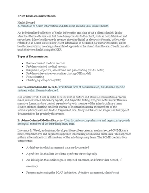 Exam 1 foundations - study guide - VNSG 1304 Foundations Exam 1 - Study guide Nursing Foundation ...