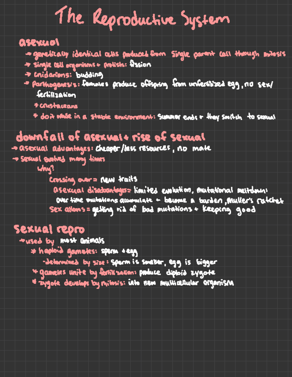 Bio 199 Reproduction - Bio 199, General Biology 2, Alex Landy - The ...