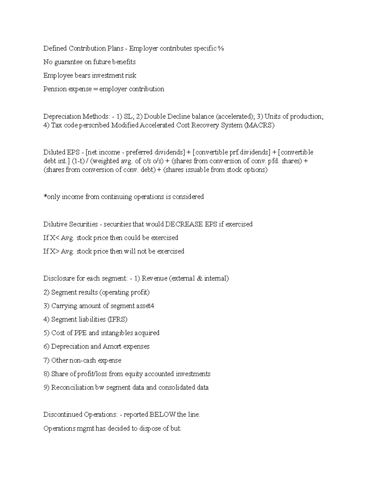 Note 11 - CFA prep - Defined Contribution Plans - Employer contributes ...