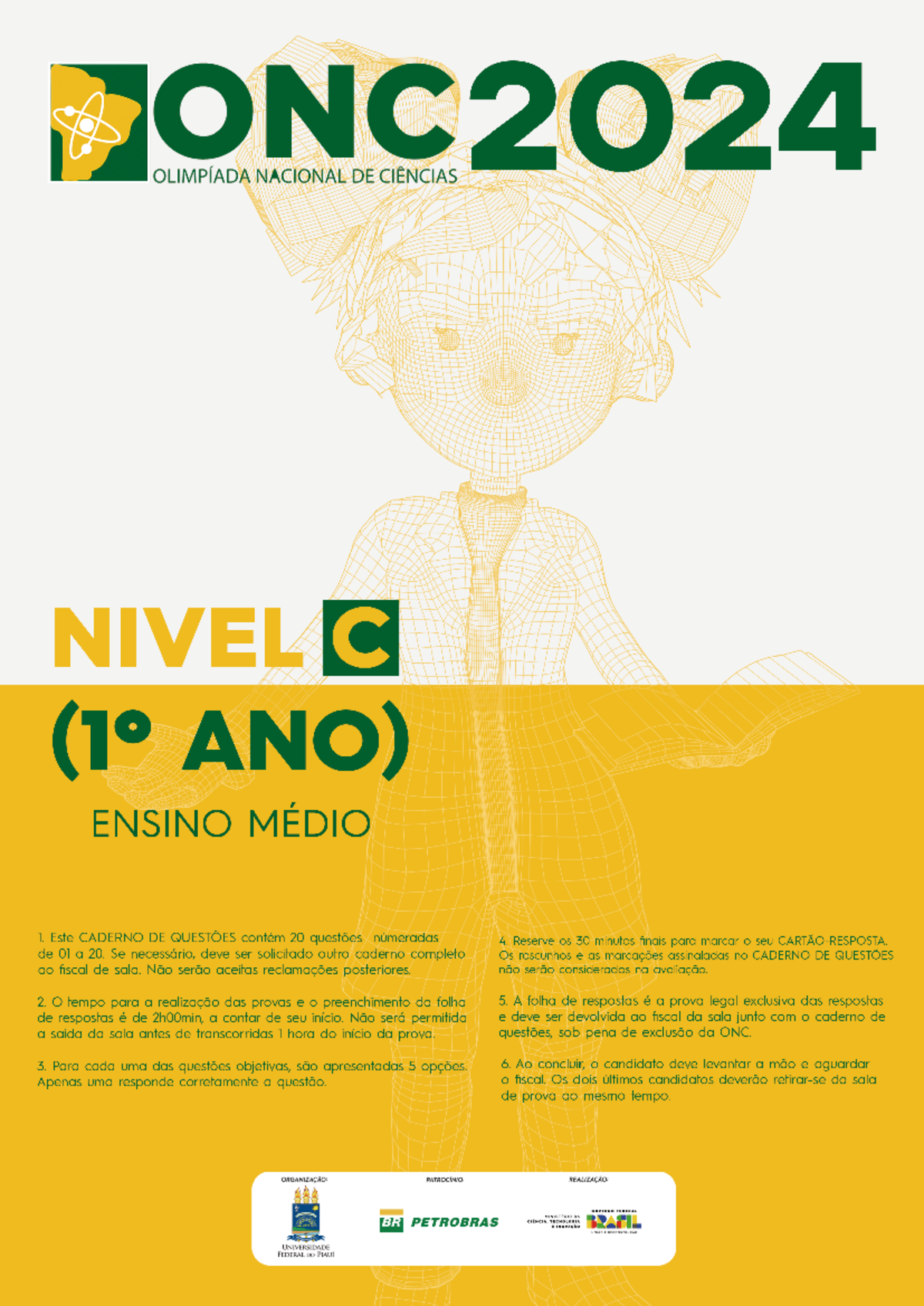 Prova ONC 2024 - Nível C- Representante 123703 - CARTÃO RESPOSTA DAS ...