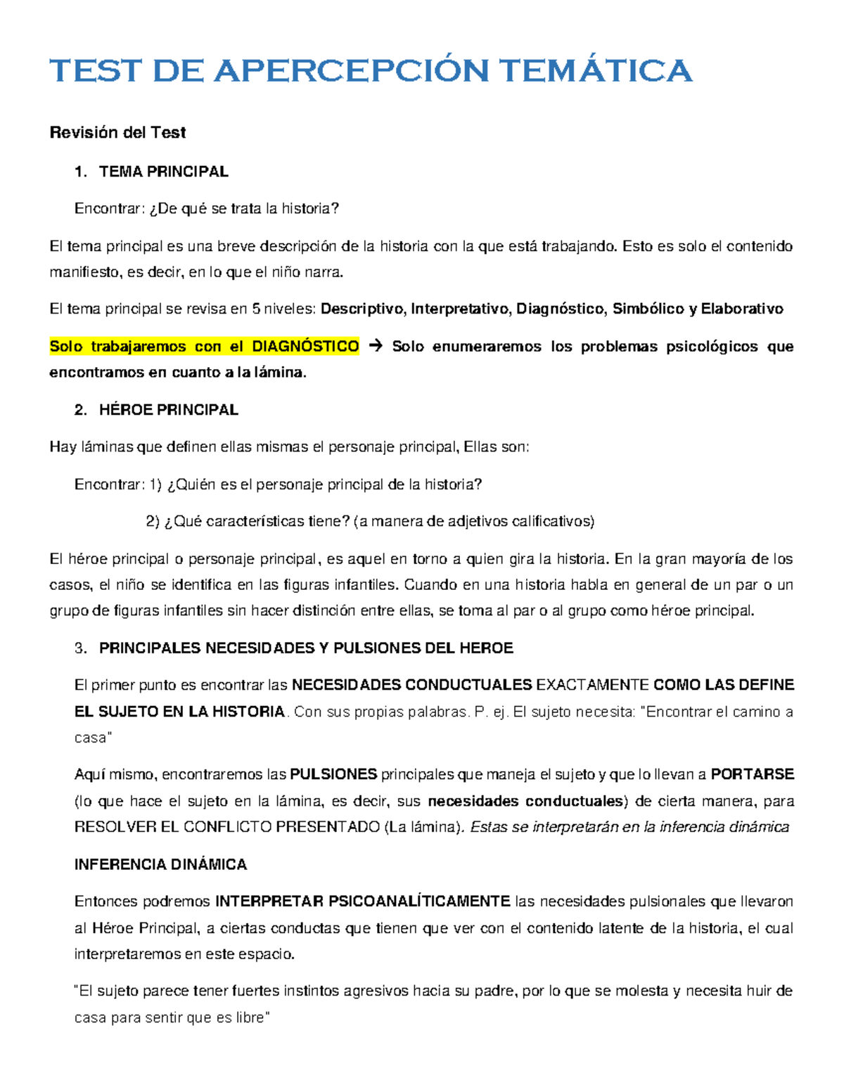 TEST DE Apercepción Temática -GUIA - TEST DE APERCEPCIÓN TEMÁTICA ...