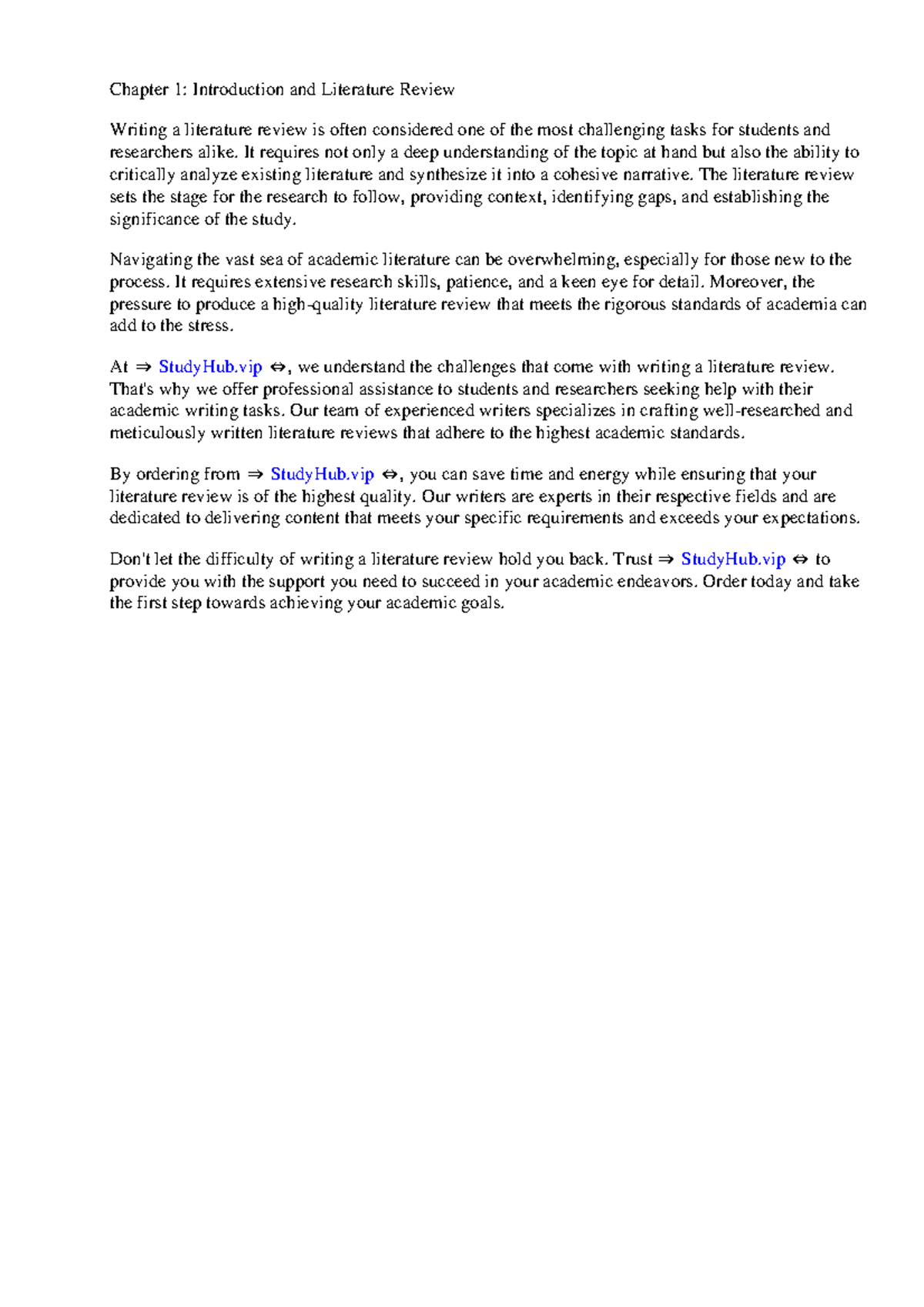 Chapter 1 Introduction And Literature Review - Chapter 1: Introduction ...