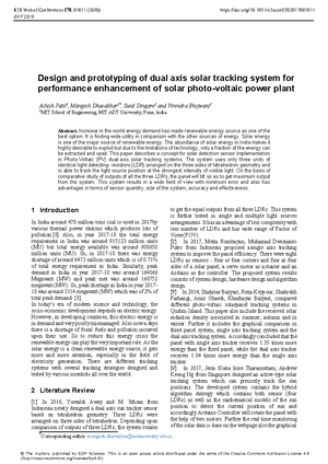 Modeling and Simulation of PV array in Matlab/Simulink for comparison of perturb and observe ...