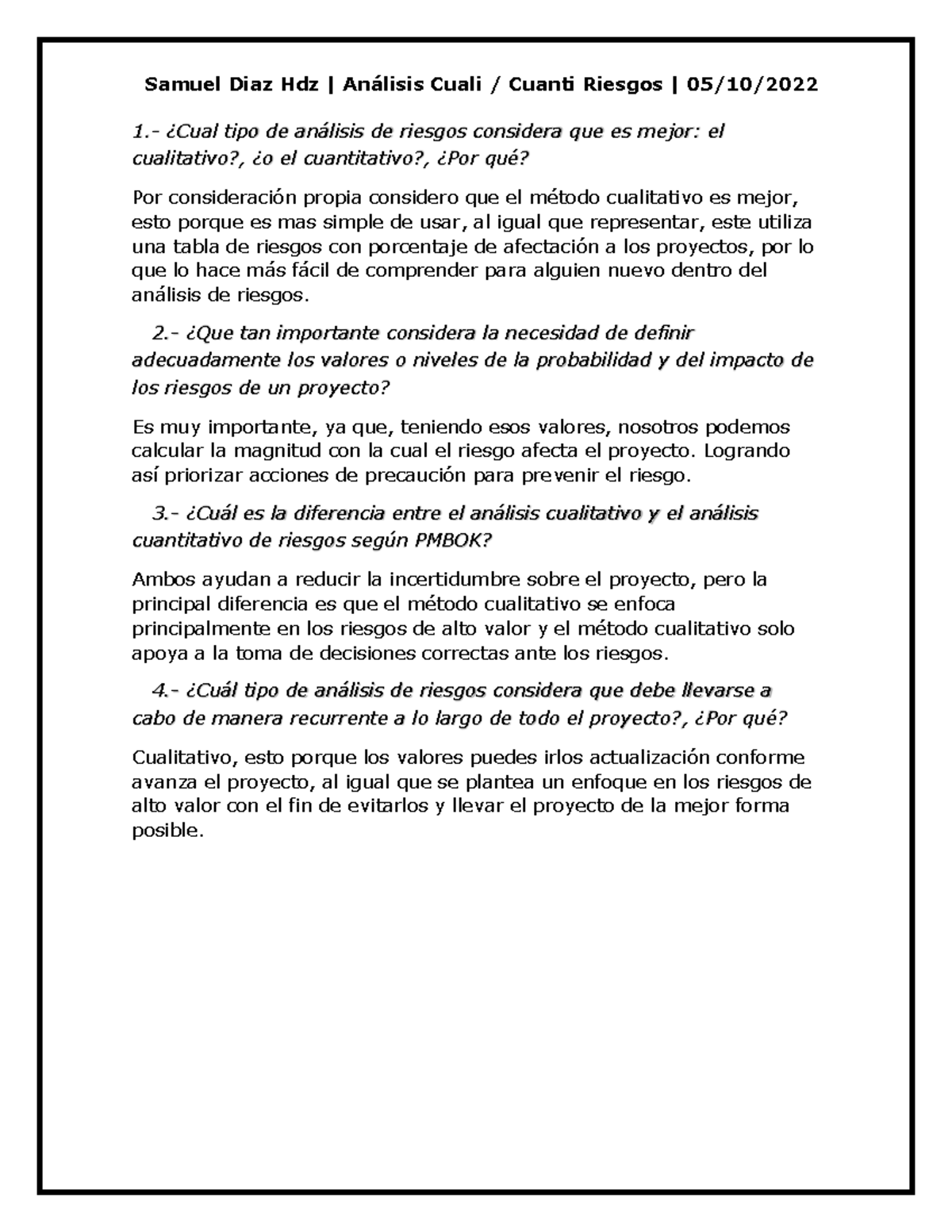 Cuestionario Cualitativo-Cuantitativo - Samuel Diaz Hdz - Samuel Diaz ...