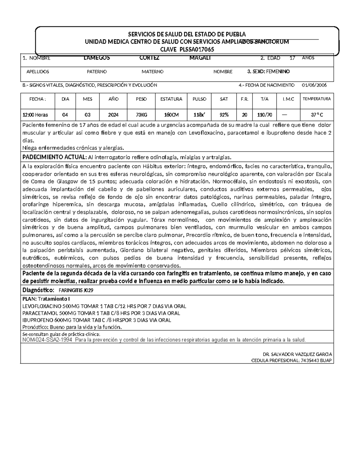 1. Lamegos Cortez Magali - SERVICIOS DE SALUD DEL ESTADO DE PUEBLA ...
