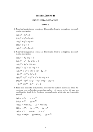 Exámenes temas 1,2 y 3 Matemáticas II - Primer examen (1 de abril de 2022) Sea L ∈ R y sea la ...