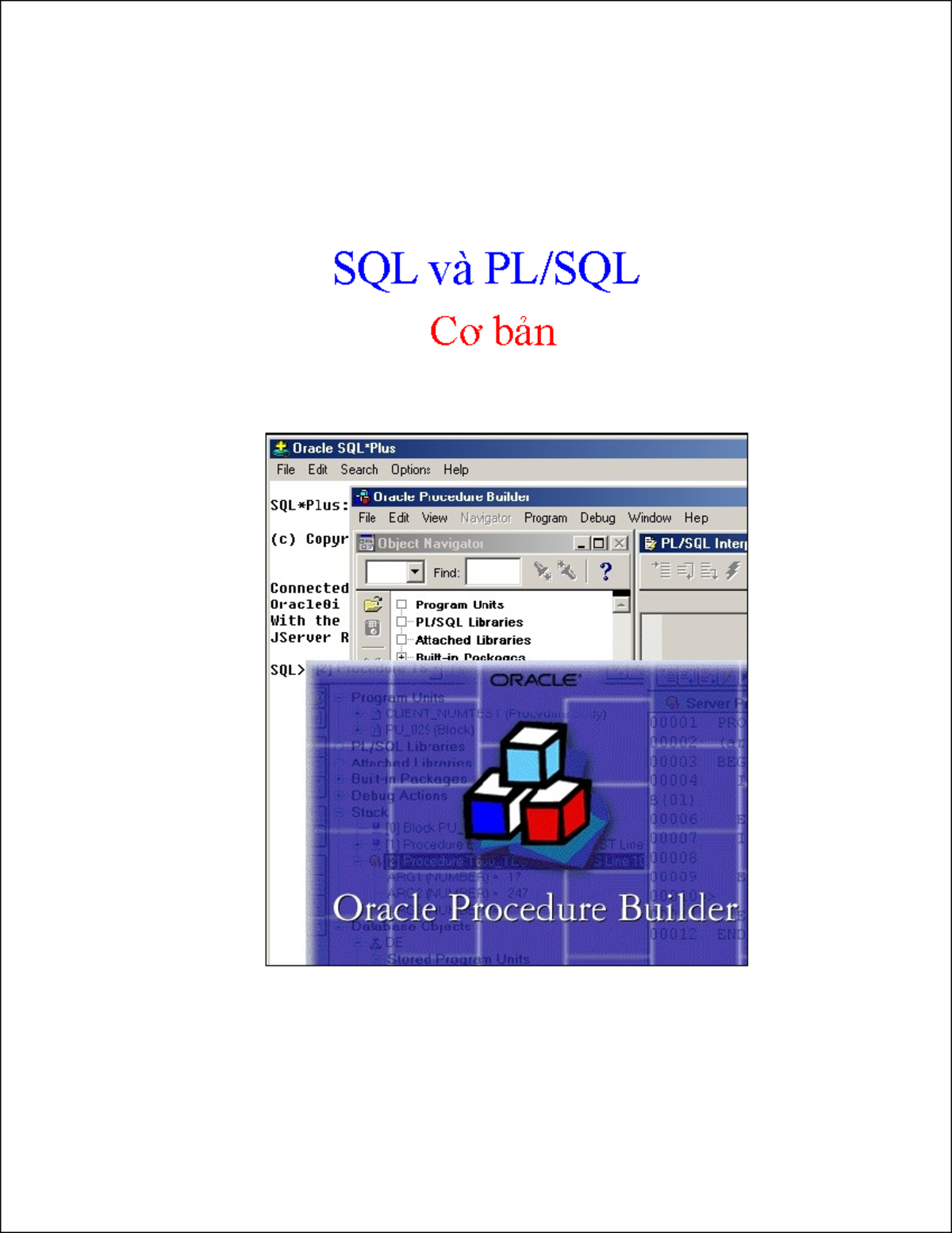 Giao Trinh Oracle SQL Plsql Co Ban - SQL và PL/SQL Cơ bản MỤC LỤC MỤC ...