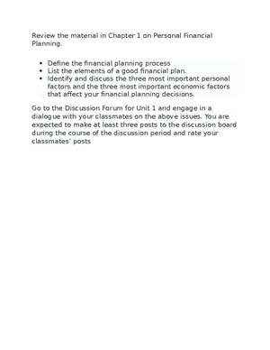 BUS 2204 - Written Assignment Unit 7 - What are bonds? What are their ...